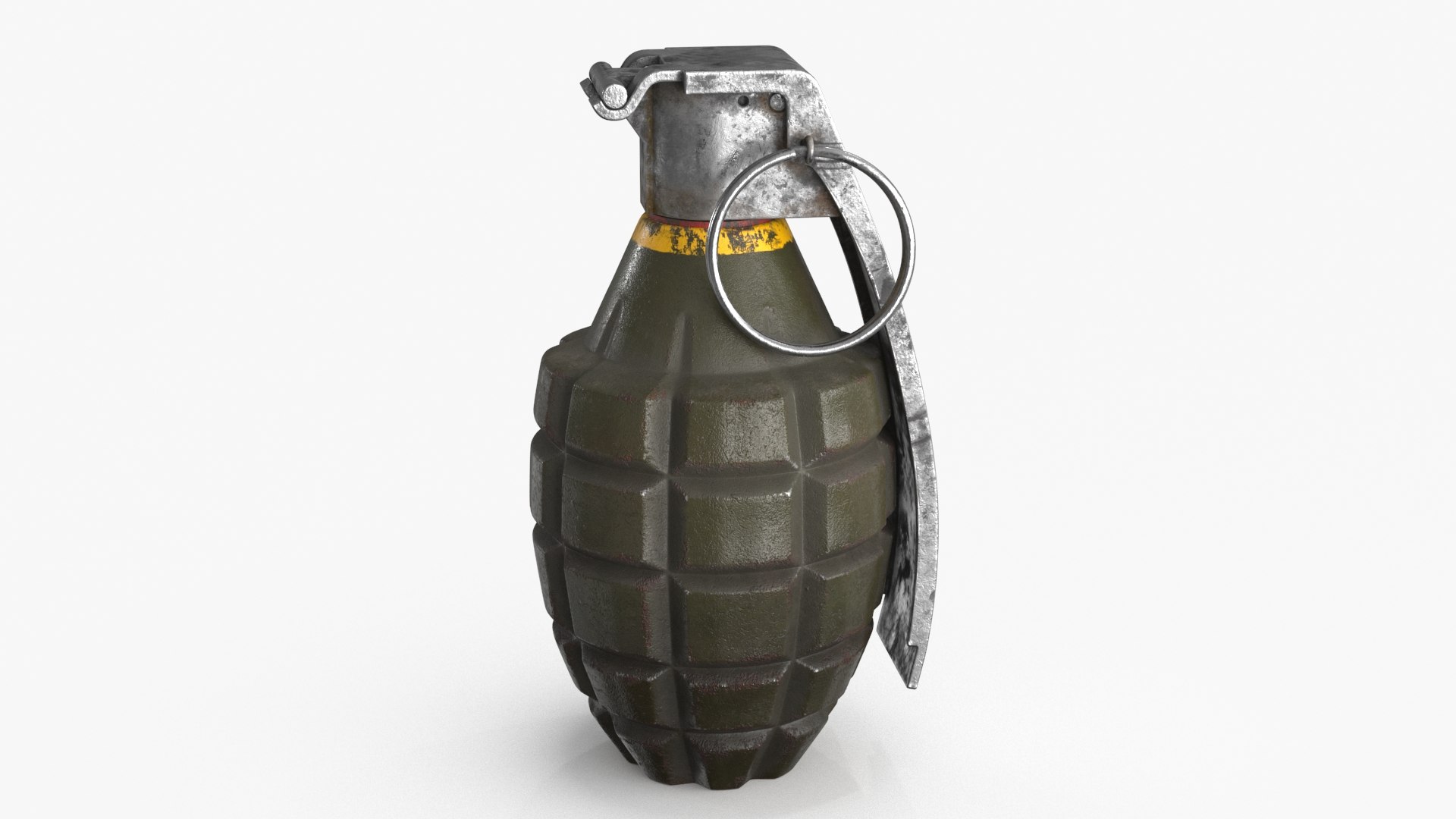 3D Hand Grenade Model - TurboSquid 1961906