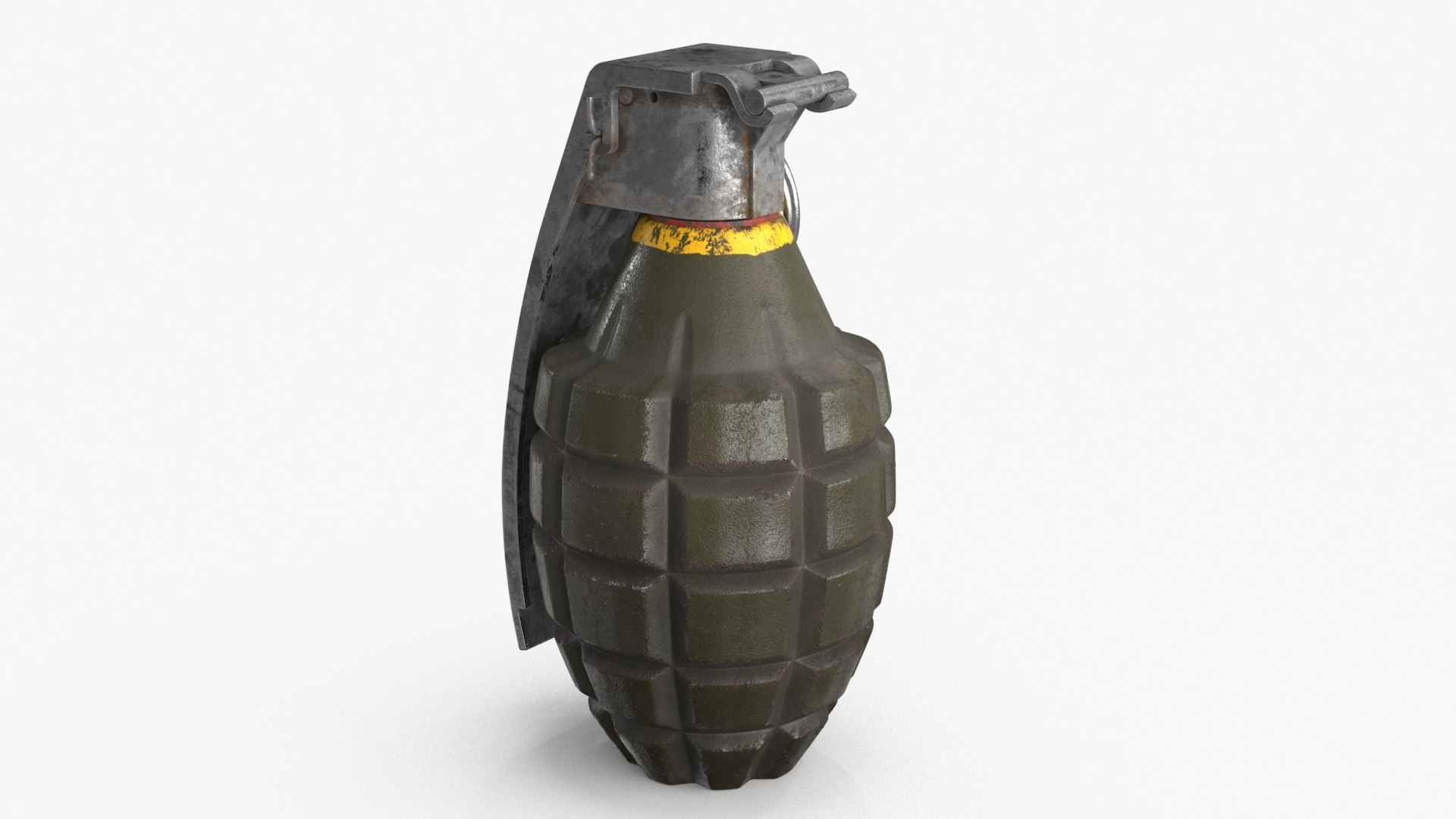 3D Hand Grenade Model - TurboSquid 1961906