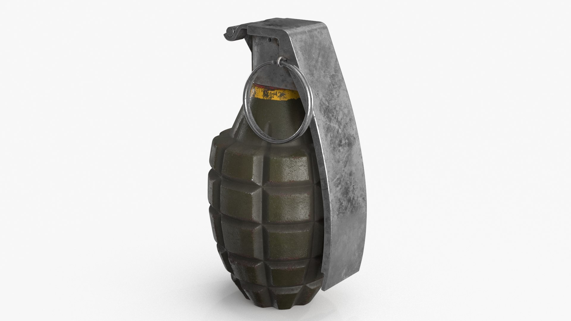 3D Hand Grenade Model - TurboSquid 1961906
