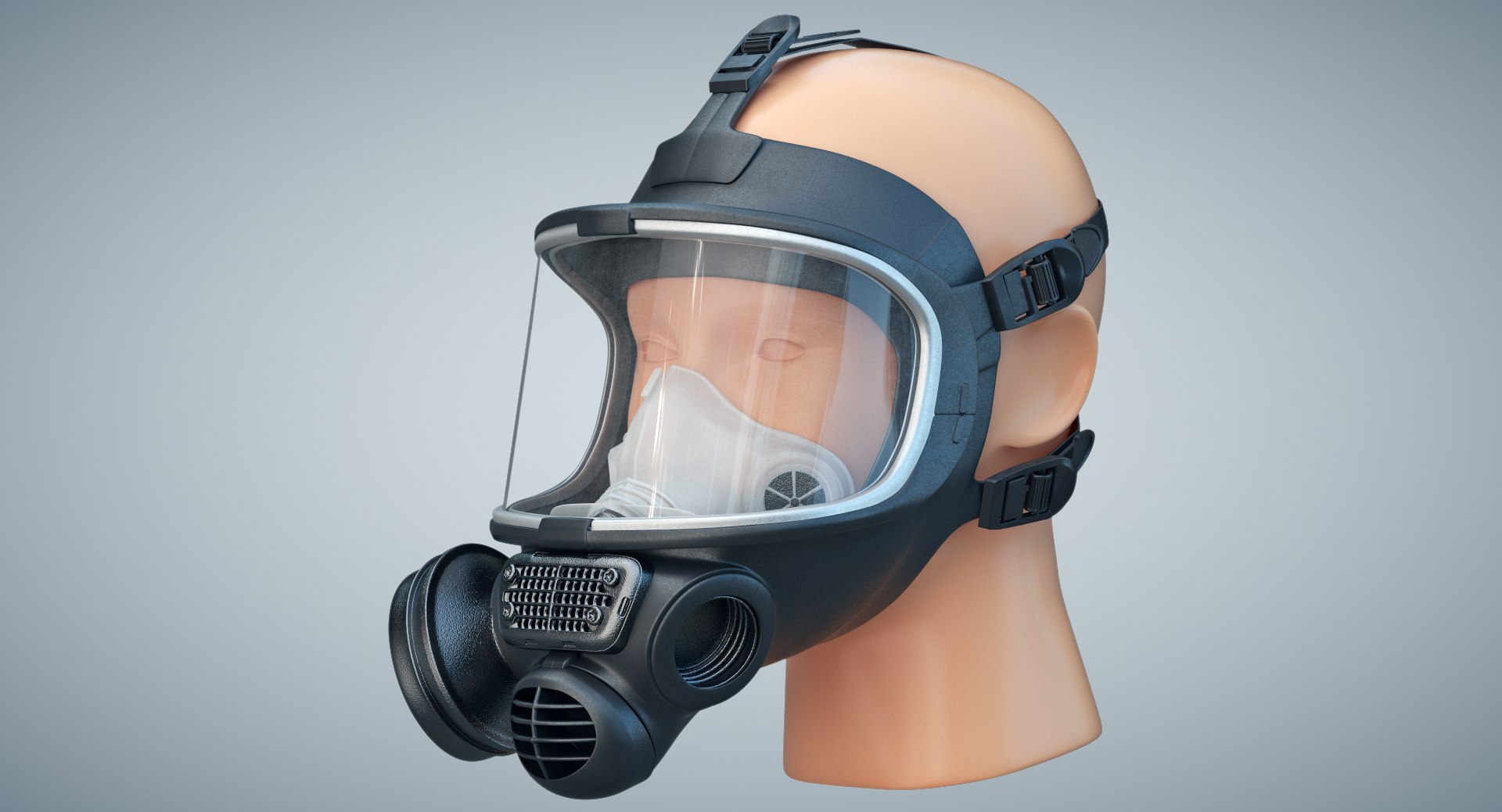 3d safety gasmask