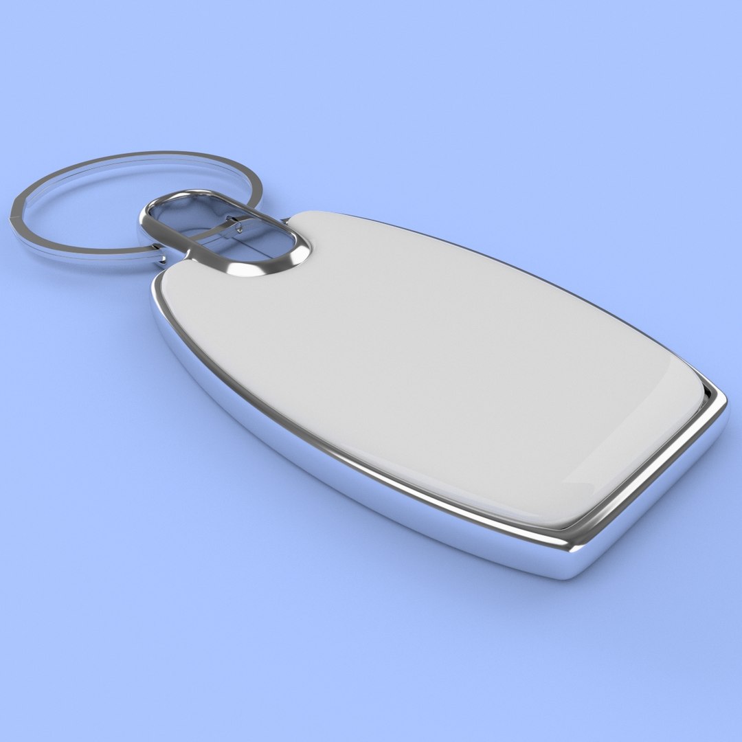 3d model keyring ring keys