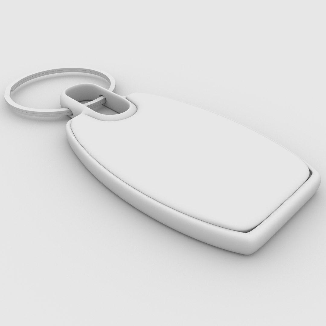 3d model keyring ring keys