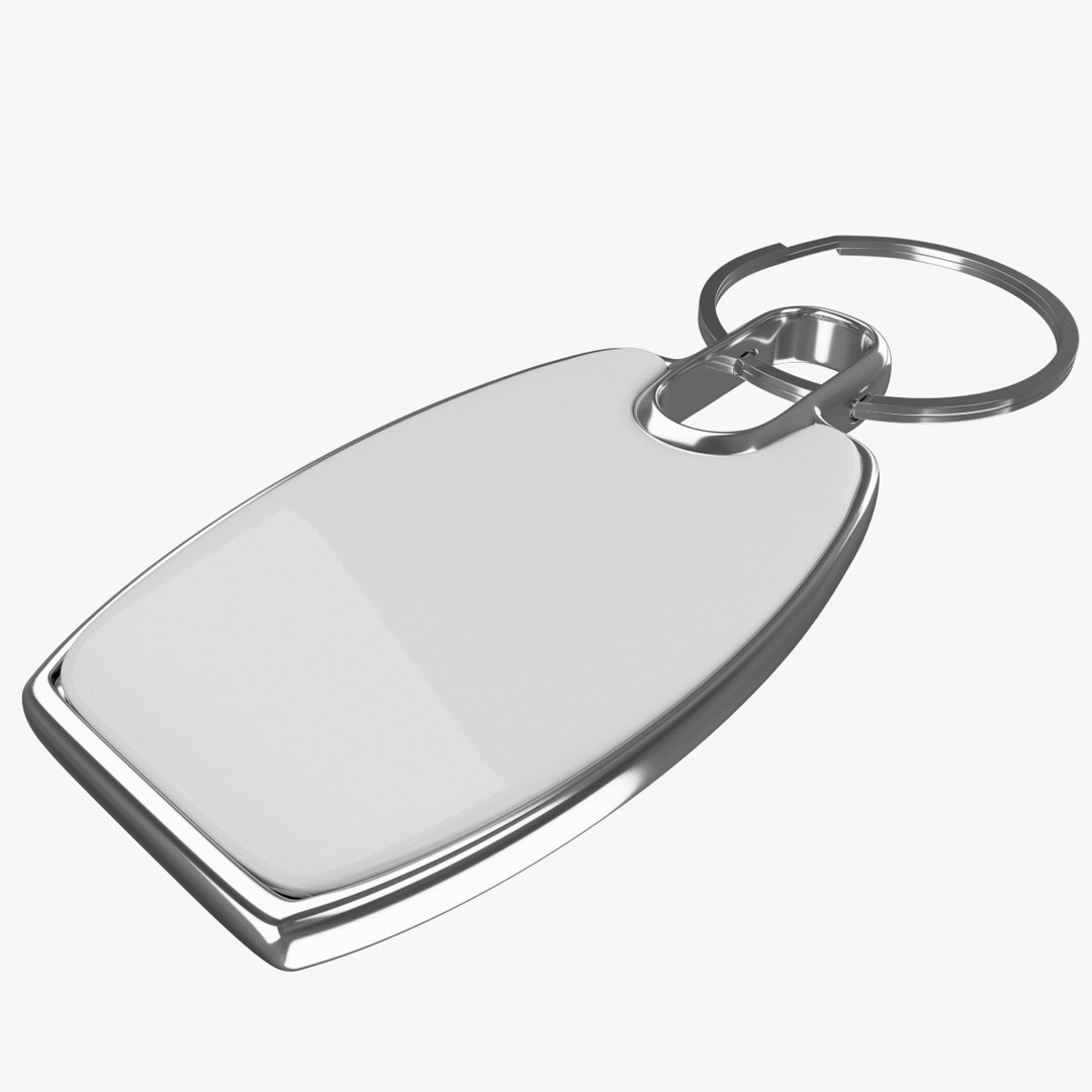 3d model keyring ring keys