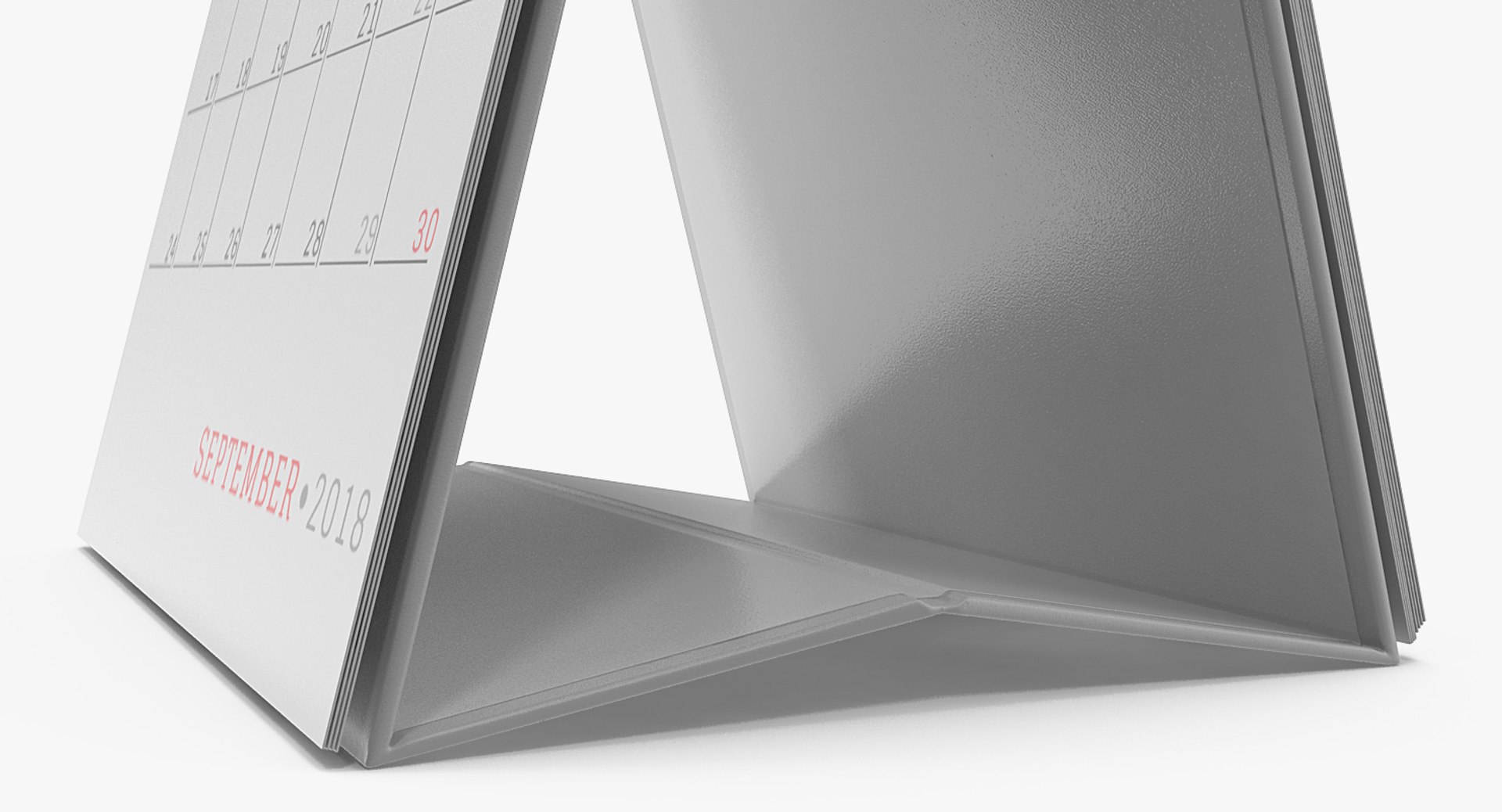 3D Desk Calendar - TurboSquid 1303624