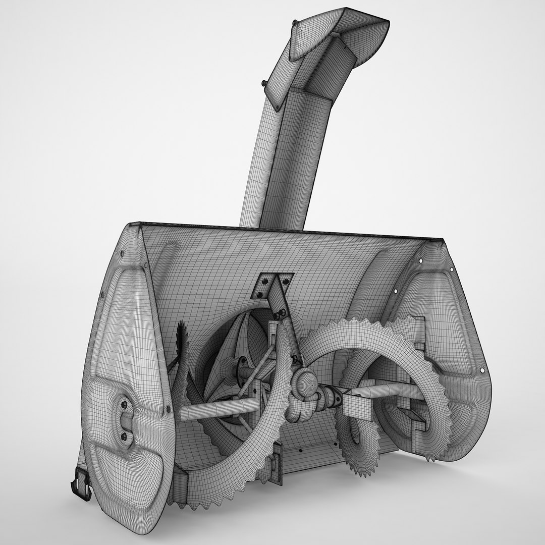 3D Snow Blower Blow - TurboSquid 1558555