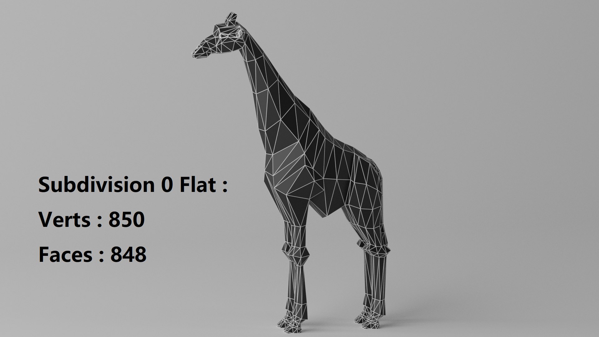 3D Cartoon Cute Giraffe Model - TurboSquid 2104003