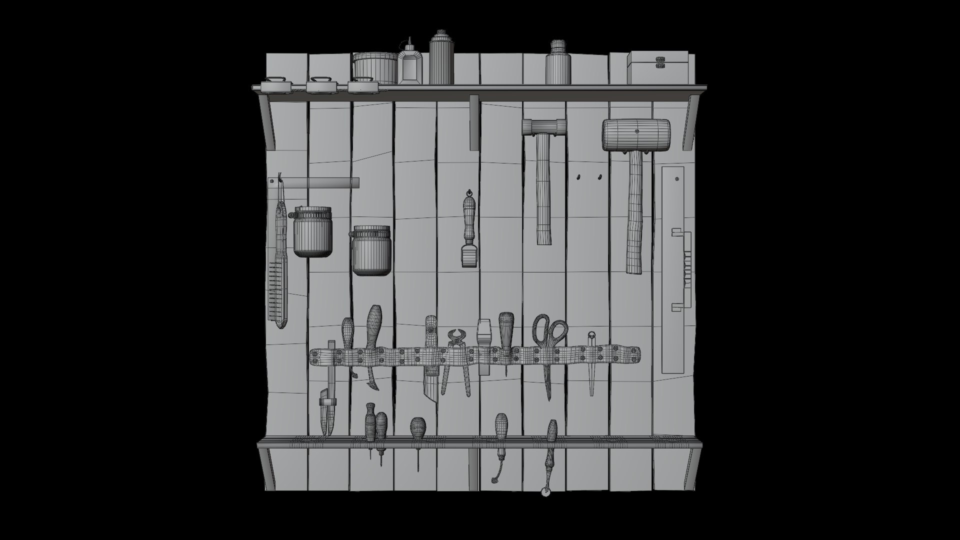 Workbench Game Asset -Low Poly 3D - TurboSquid 1894348