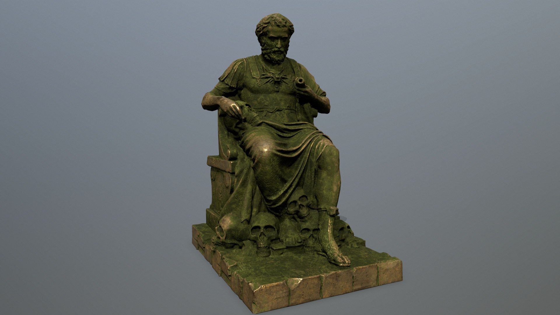 Man Statue 3D - TurboSquid 2126910