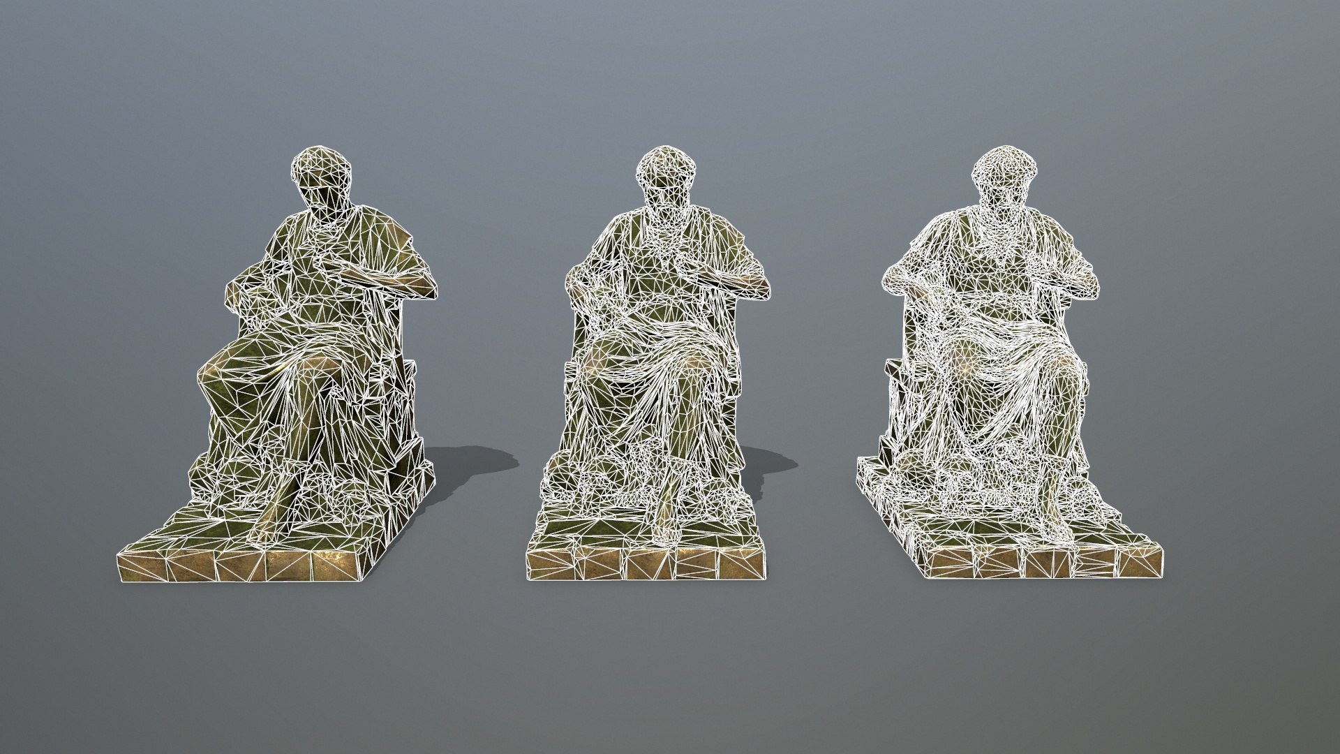 Man Statue 3D - TurboSquid 2126910