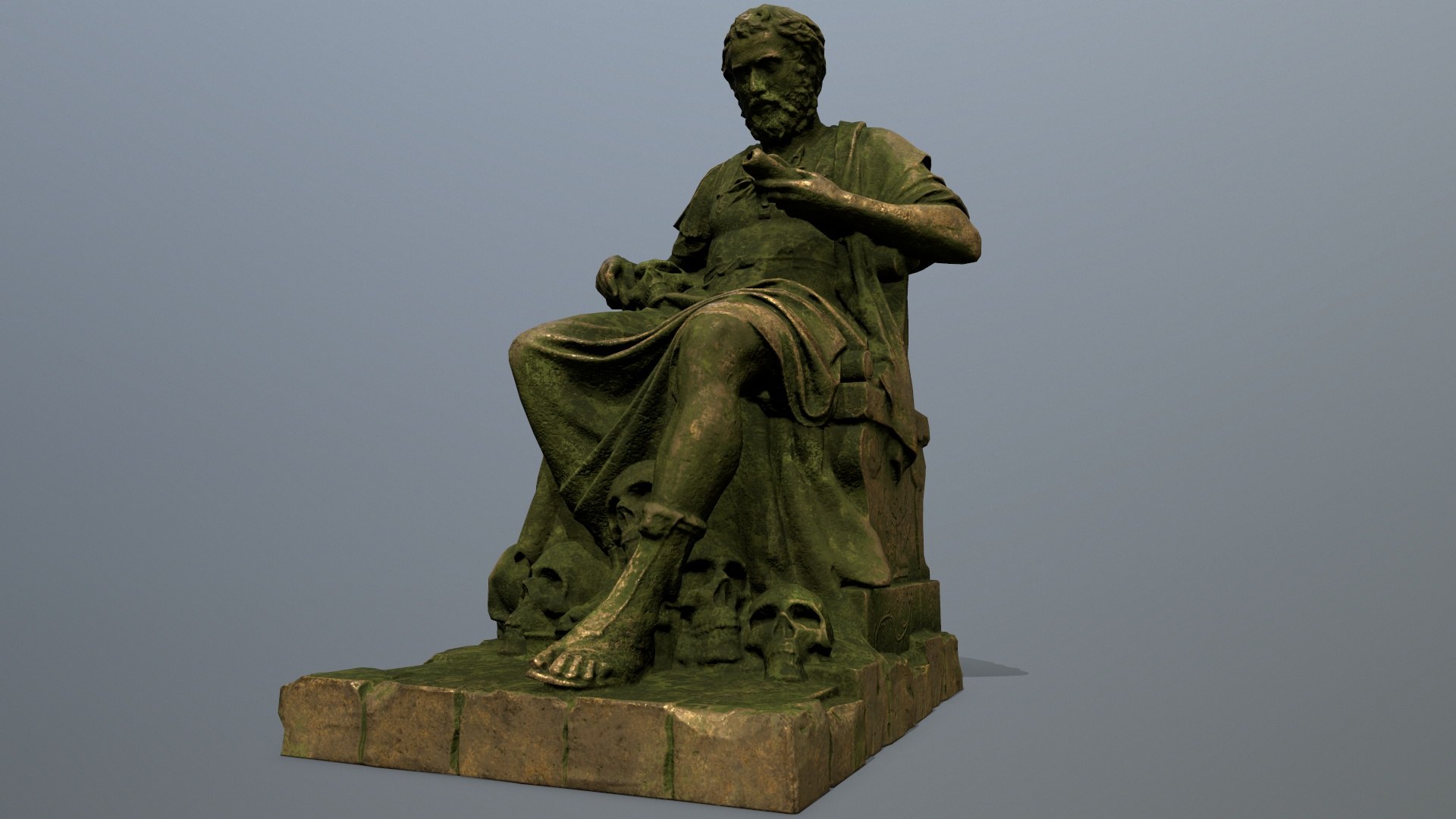Man Statue 3D - TurboSquid 2126910