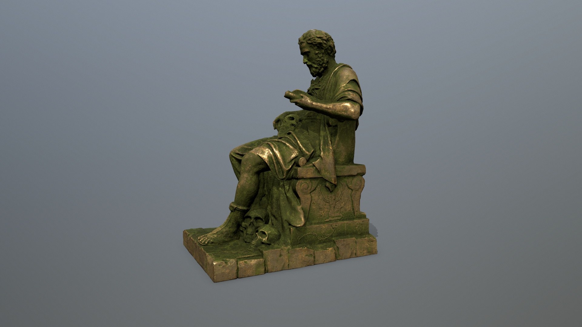 Man Statue 3D - TurboSquid 2126910
