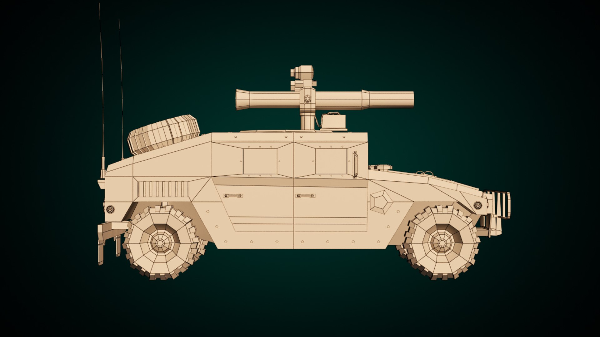 3D model humvee - TurboSquid 1423027