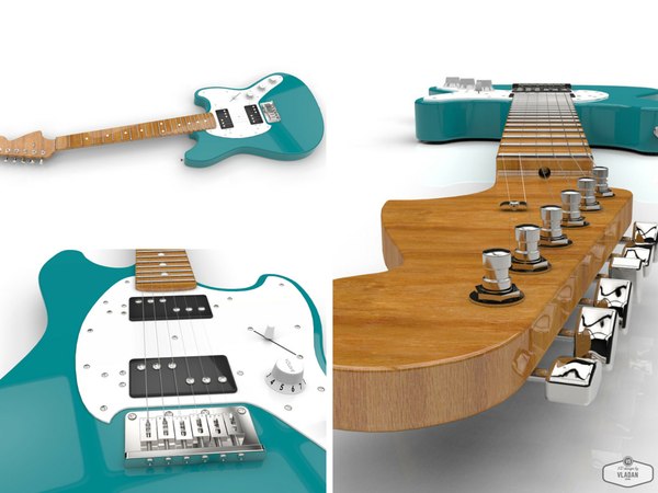 Electric Guitar STL Models for Download | TurboSquid