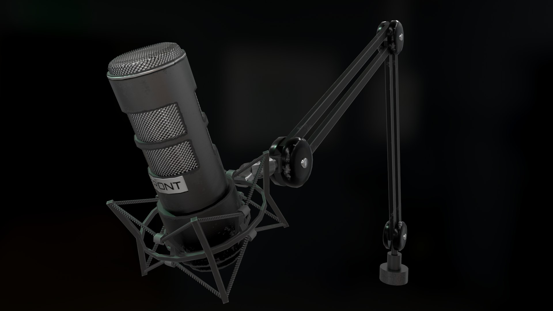 3D Model Studio Mic - TurboSquid 1385189