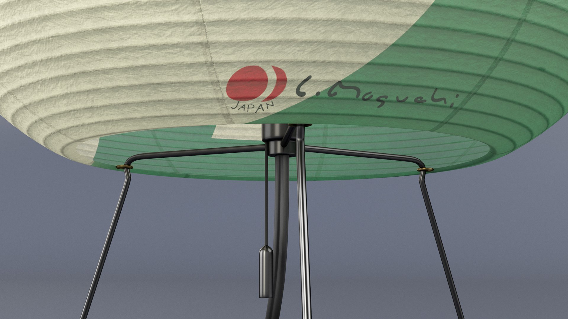 AKARI 1AV lamp by Isamu Noguchi 3D model - TurboSquid 1735062