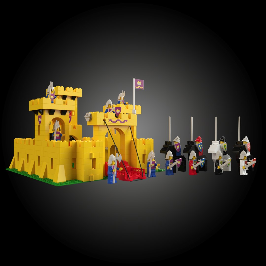 Lego 375 - Castle 3D - TurboSquid 1836677