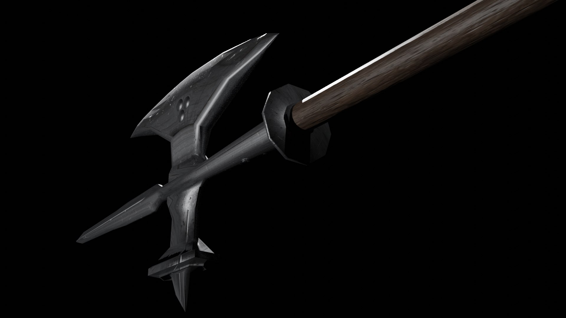 3D Poleaxe Model - TurboSquid 1742134
