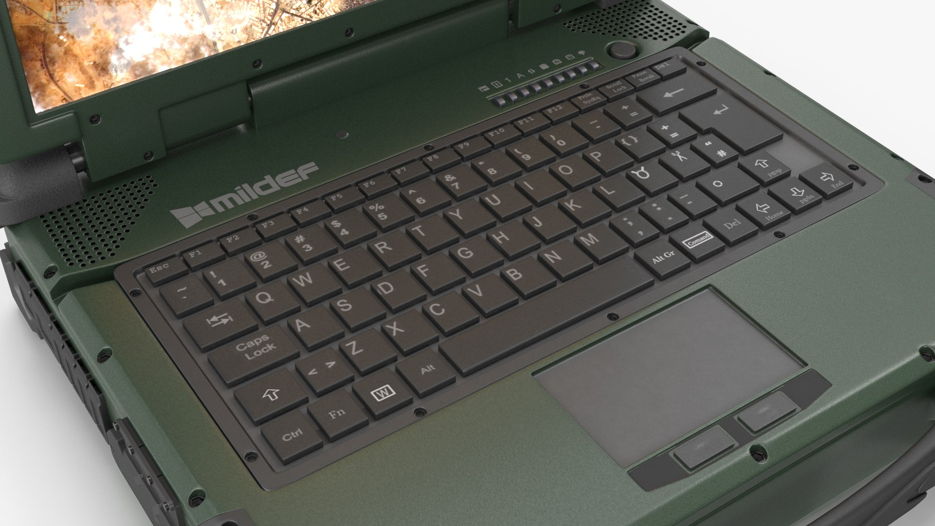 Rocky RK12 Army Laptop 3D model - TurboSquid 1941680