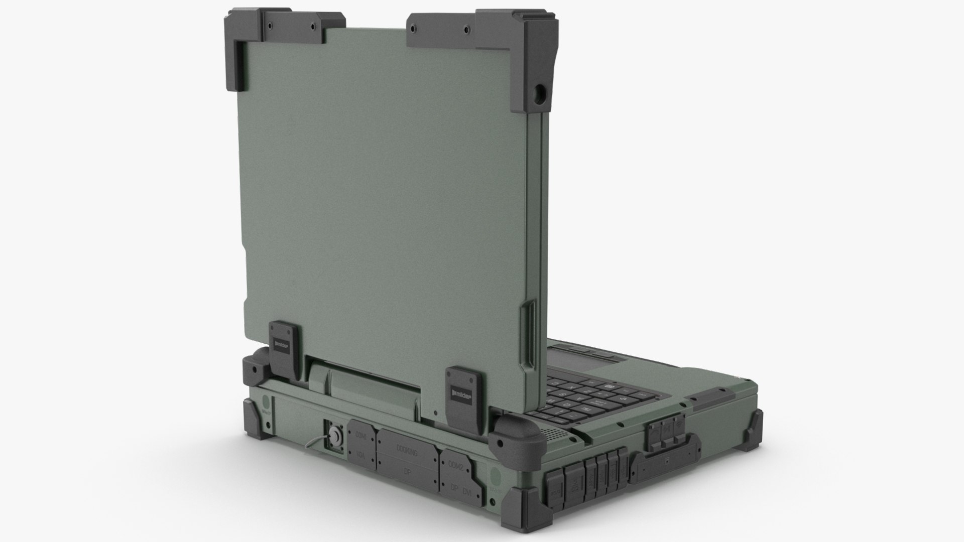Rocky RK12 Army Laptop 3D model - TurboSquid 1941680