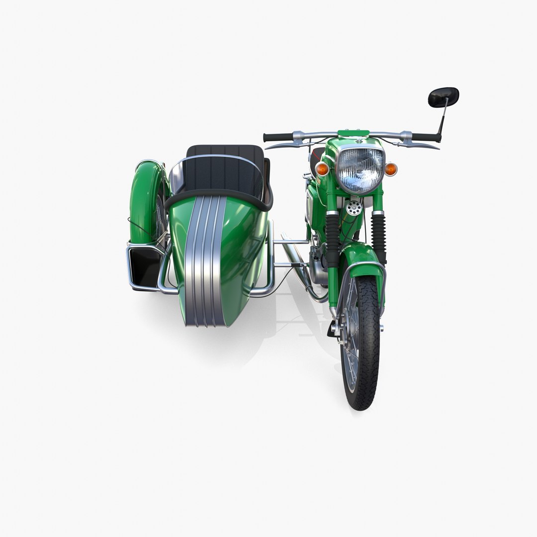 Mobra 50 W Sidecar Green 3D Model - TurboSquid 1835143