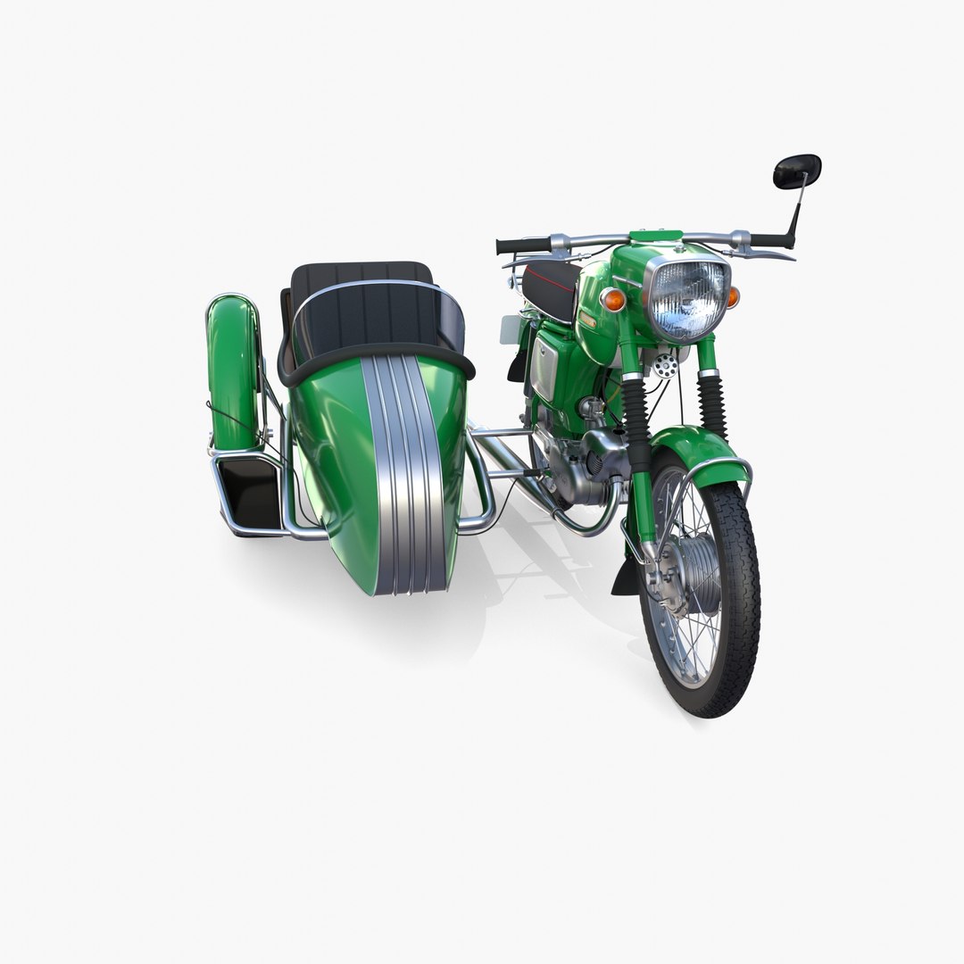 Mobra 50 W Sidecar Green 3D Model - TurboSquid 1835143