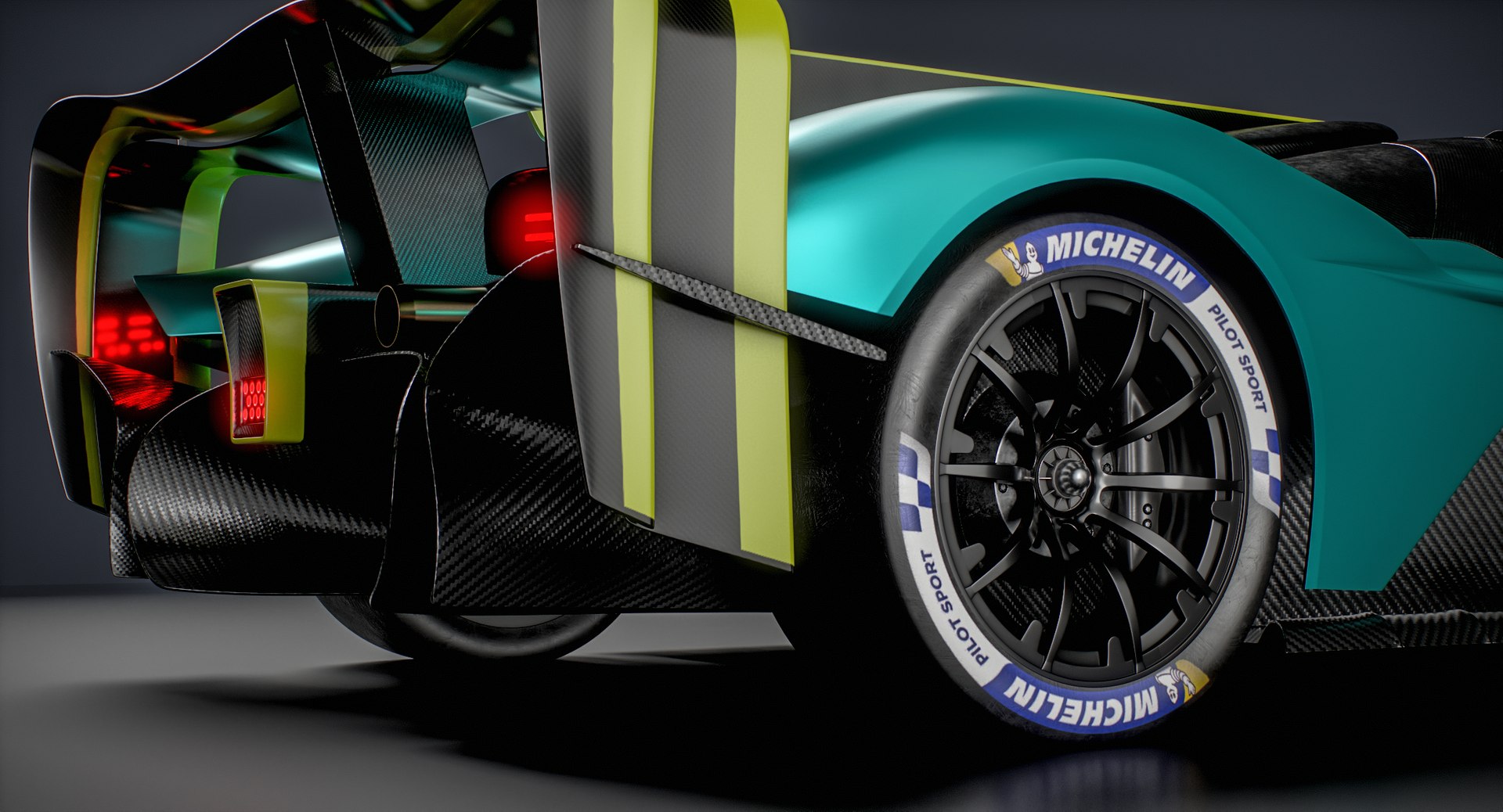 Aston Martin Valkyrie AMR PRO 2025 WEC Hypercar Race Car 3D Model ...