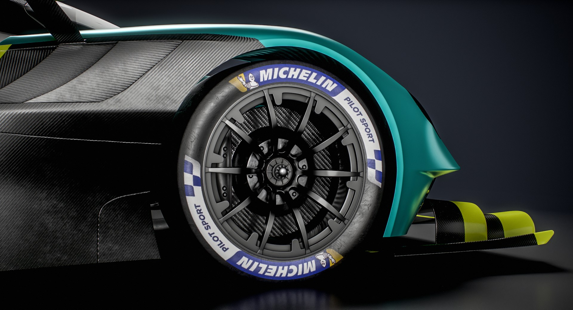 Aston Martin Valkyrie AMR PRO 2025 WEC Hypercar Race Car 3D Model ...