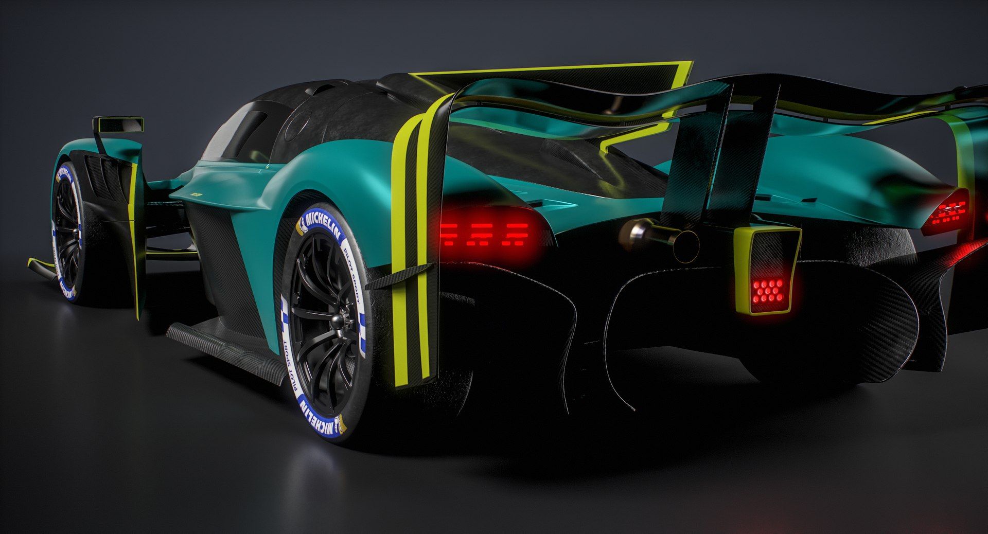 Aston Martin Valkyrie AMR PRO 2025 WEC Hypercar Race Car 3D Model ...