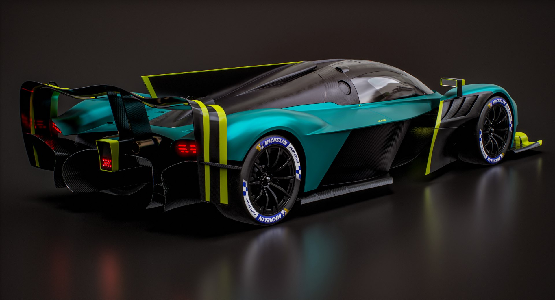 Aston Martin Valkyrie AMR PRO 2025 WEC Hypercar Race Car 3D Model ...