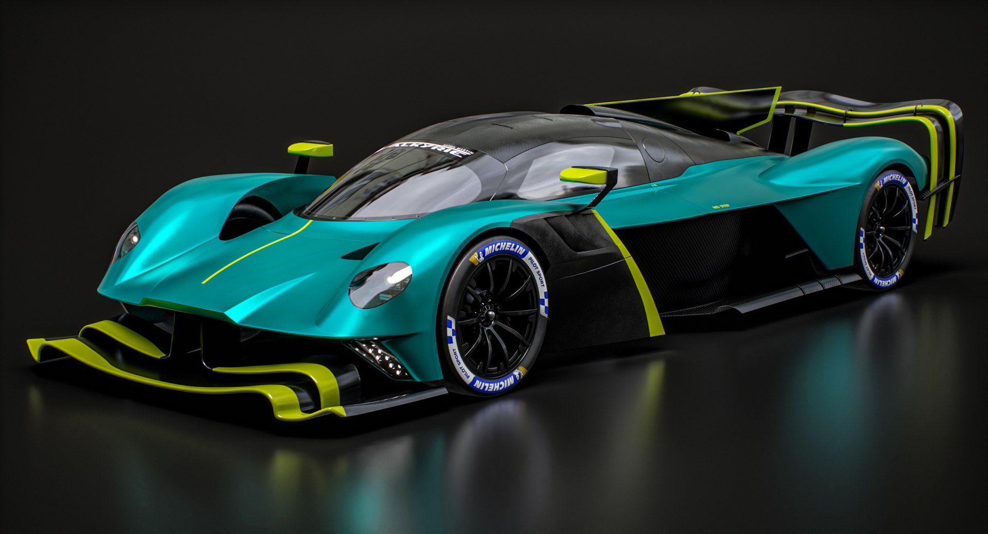 Aston Martin Valkyrie AMR PRO 2025 WEC Hypercar Race Car 3D Model ...