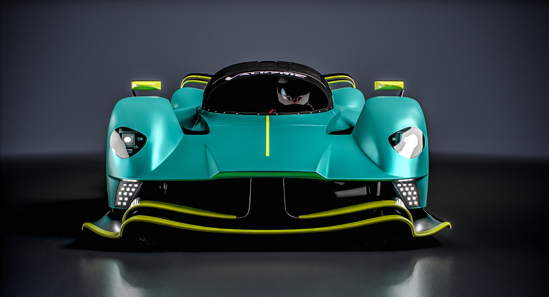 Aston Martin Valkyrie AMR PRO 2025 WEC Hypercar Race Car 3D Model ...