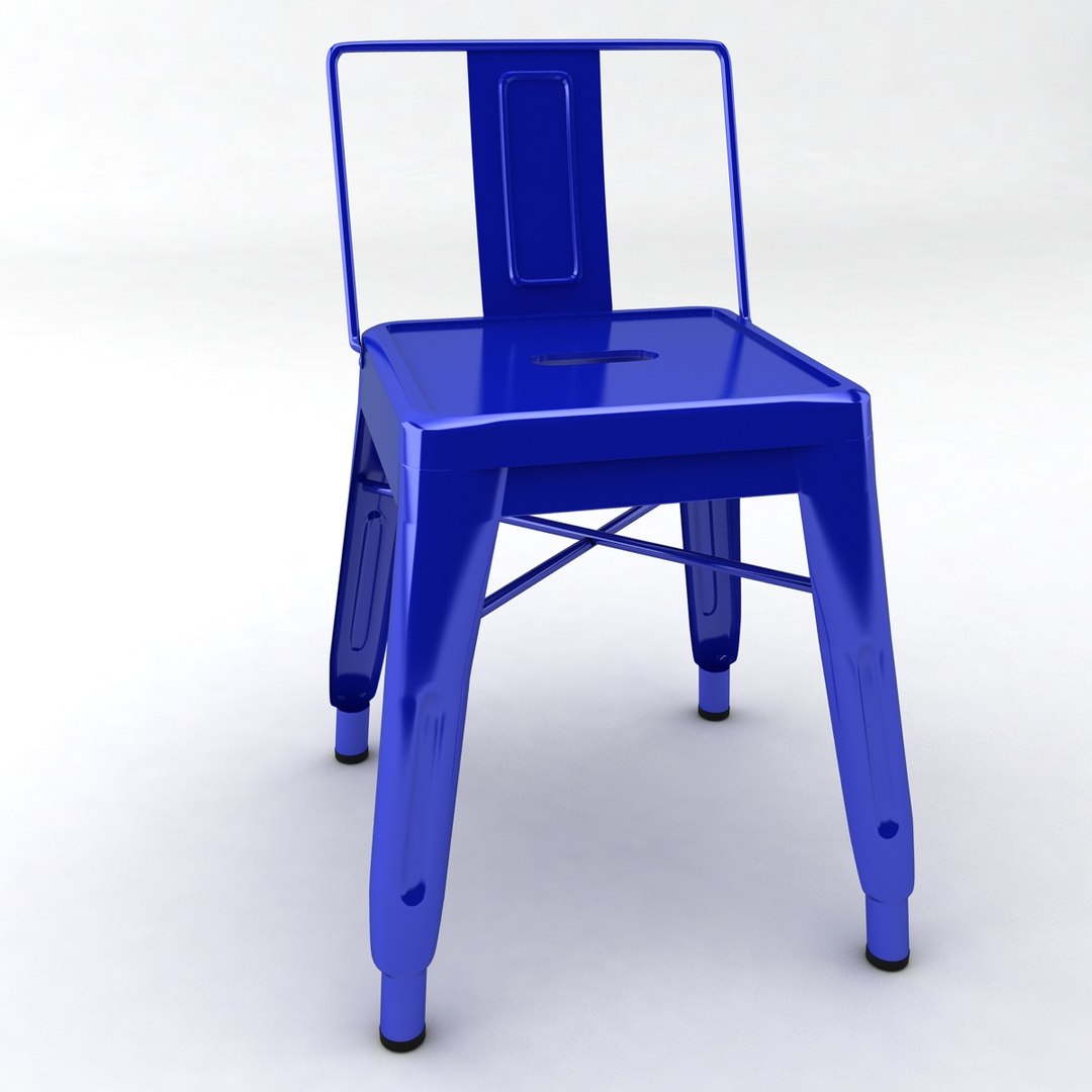 3d Max Metal Stools