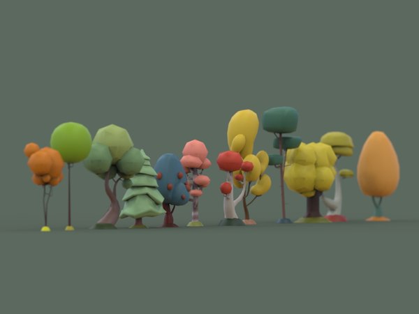 3d toon tree
