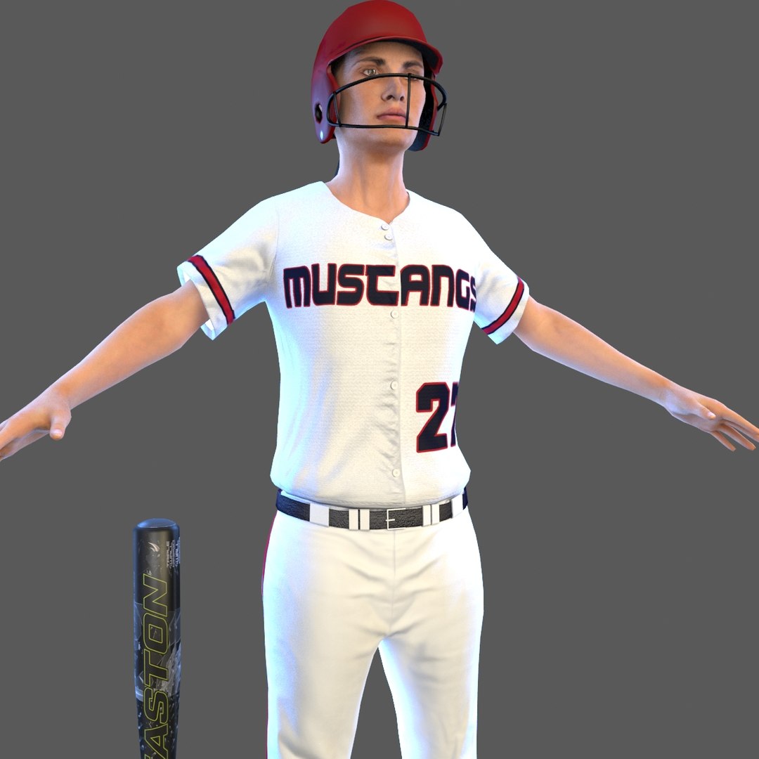 Softball Bat Ball 3D Model - TurboSquid 1470675