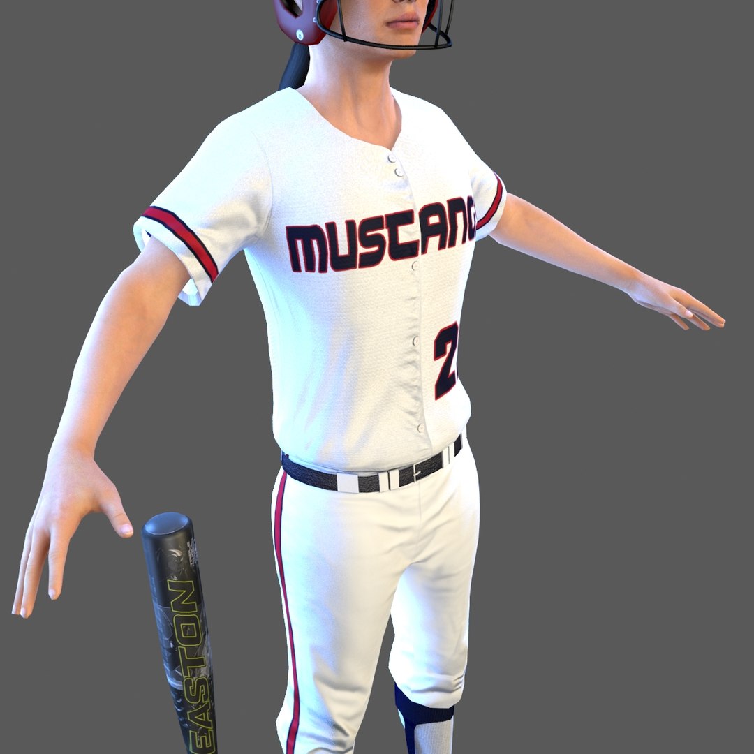 Softball Bat Ball 3D Model - TurboSquid 1470675