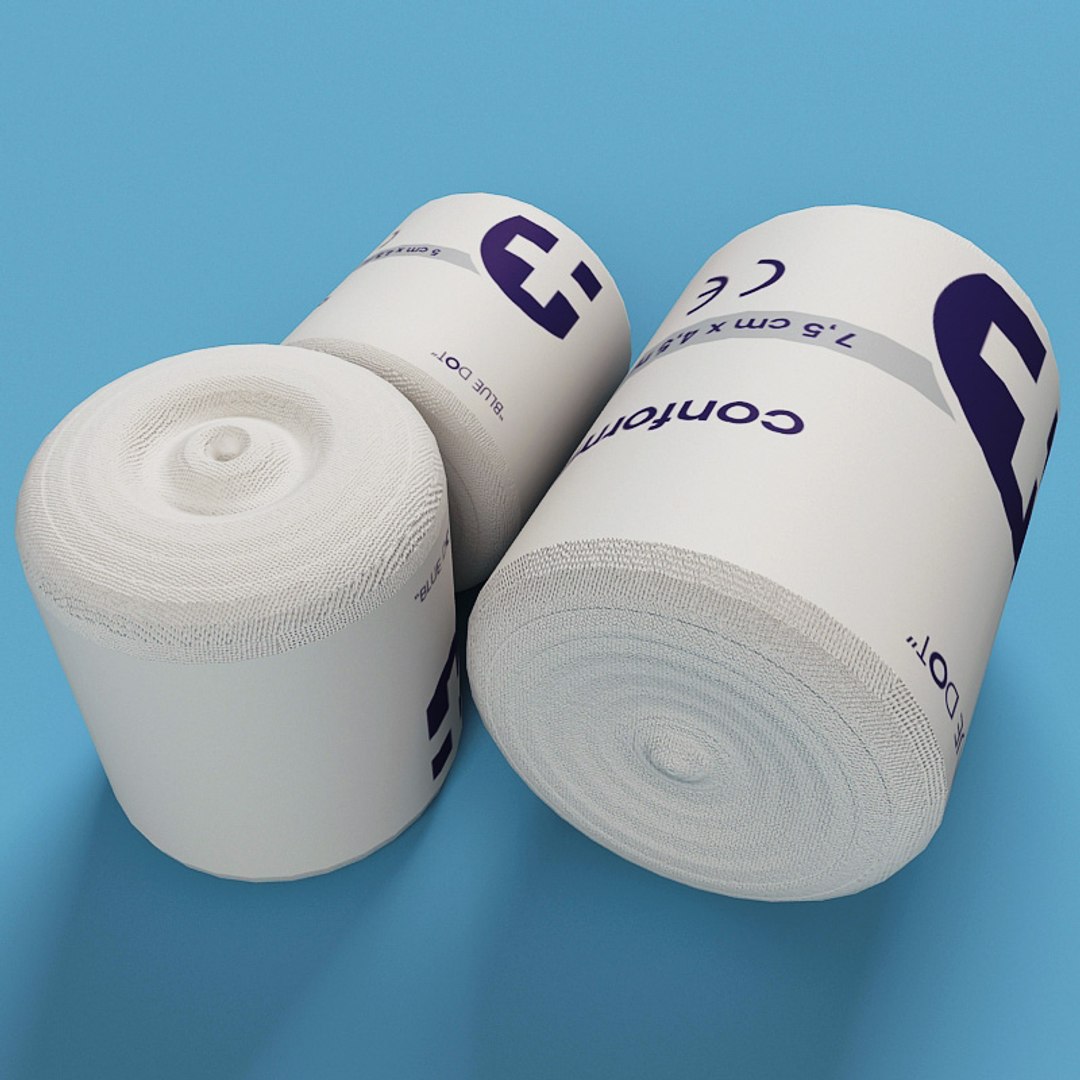 conforming bandage 3d model