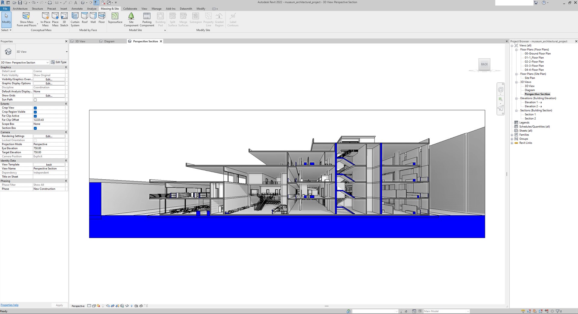 3D Museum Building Revit Project 3D Model Model - TurboSquid 2083924