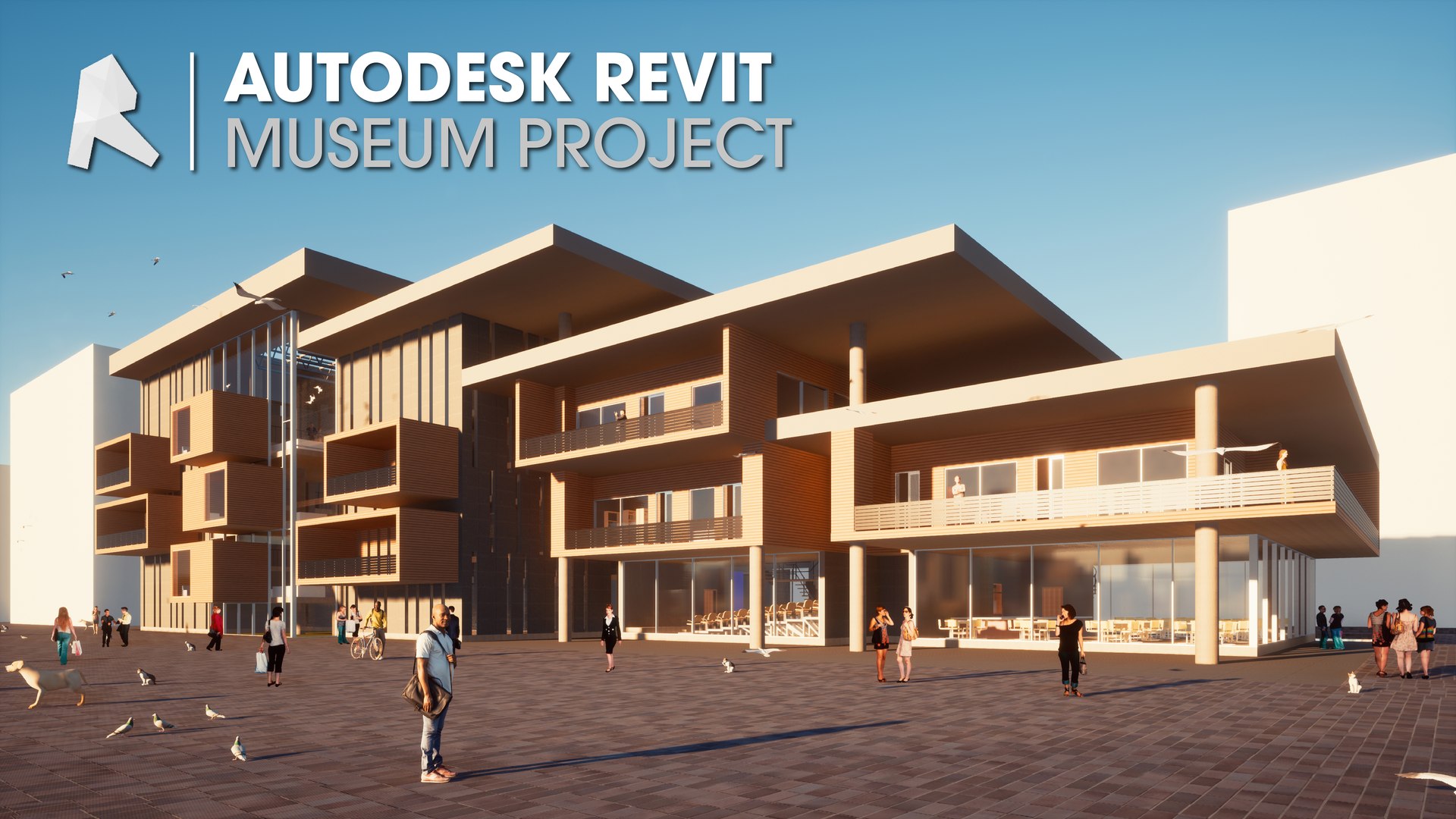 3D Museum Building Revit Project 3D Model Model - TurboSquid 2083924