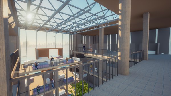 박물관 건물 Revit 프로젝트 3D 모델 3D 모델 - TurboSquid 2083924