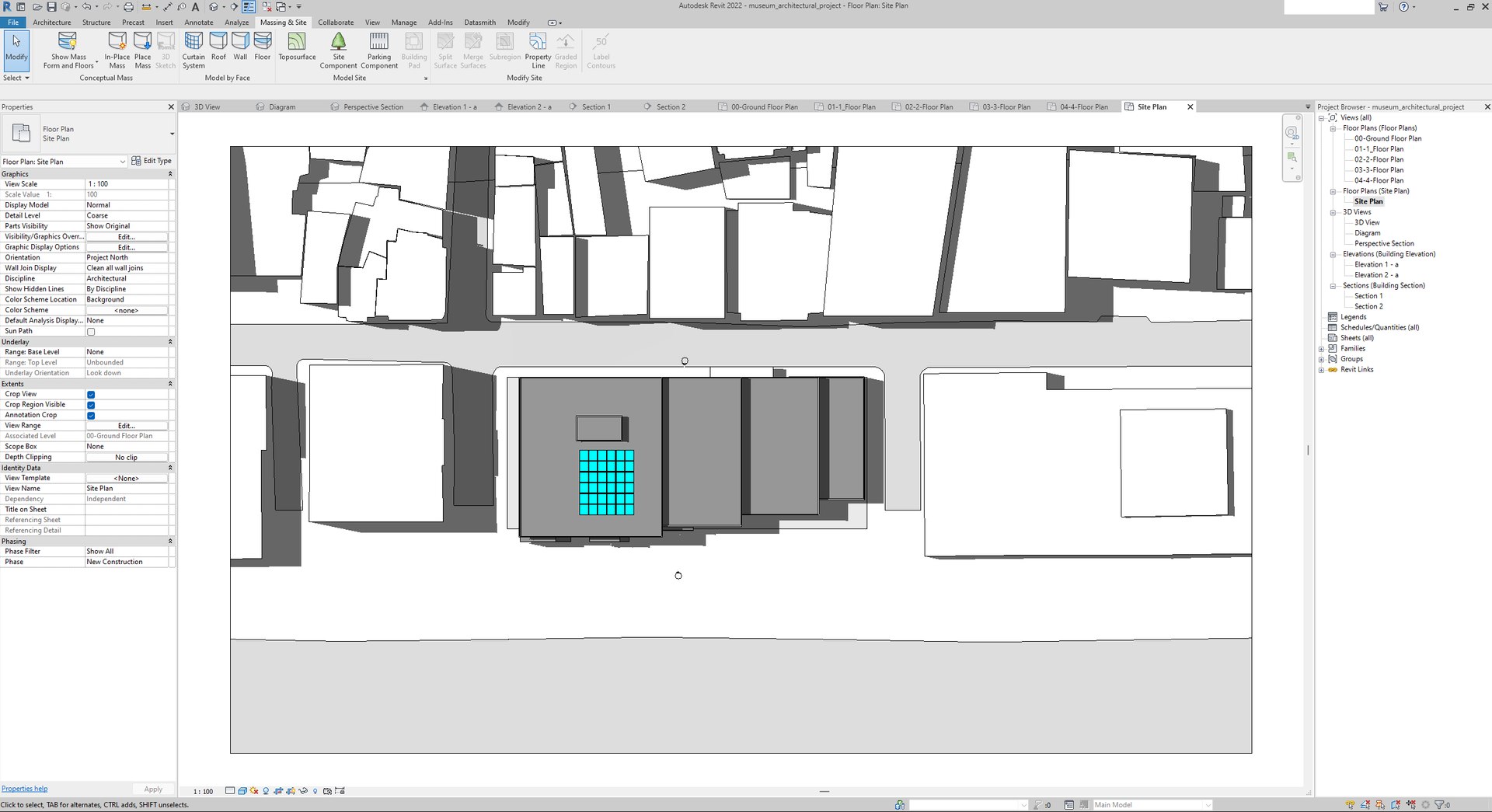 3D Museum Building Revit Project 3D Model Model - TurboSquid 2083924