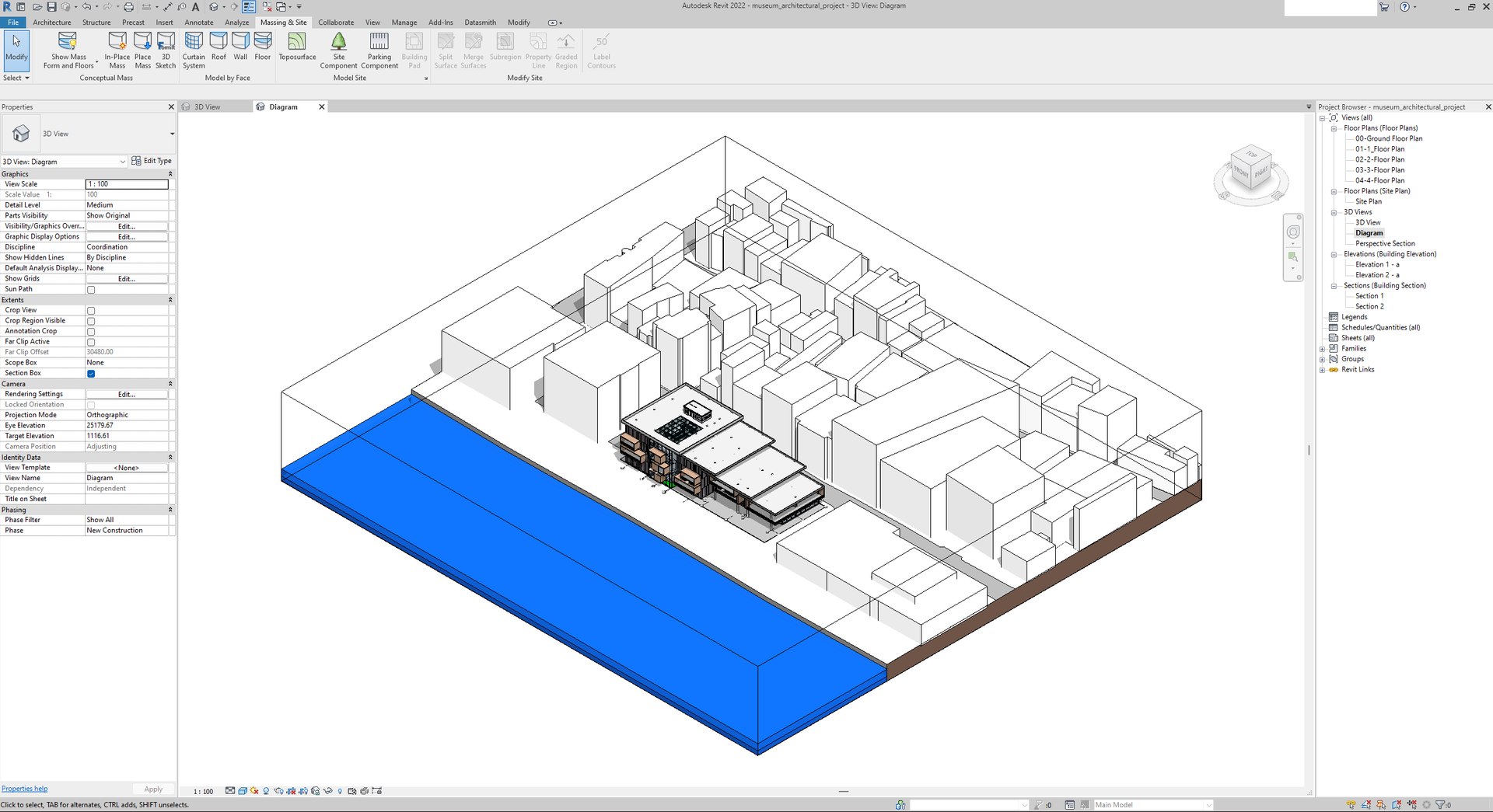 3D Museum Building Revit Project 3D Model Model - TurboSquid 2083924