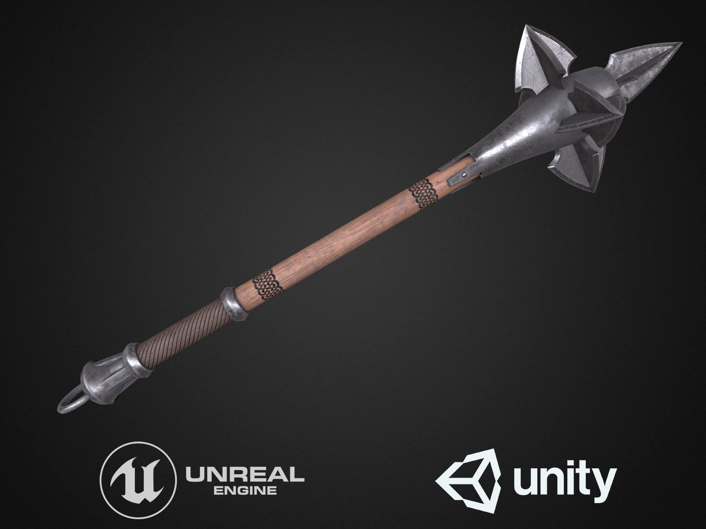 3D Medieval mace model - TurboSquid 1751842