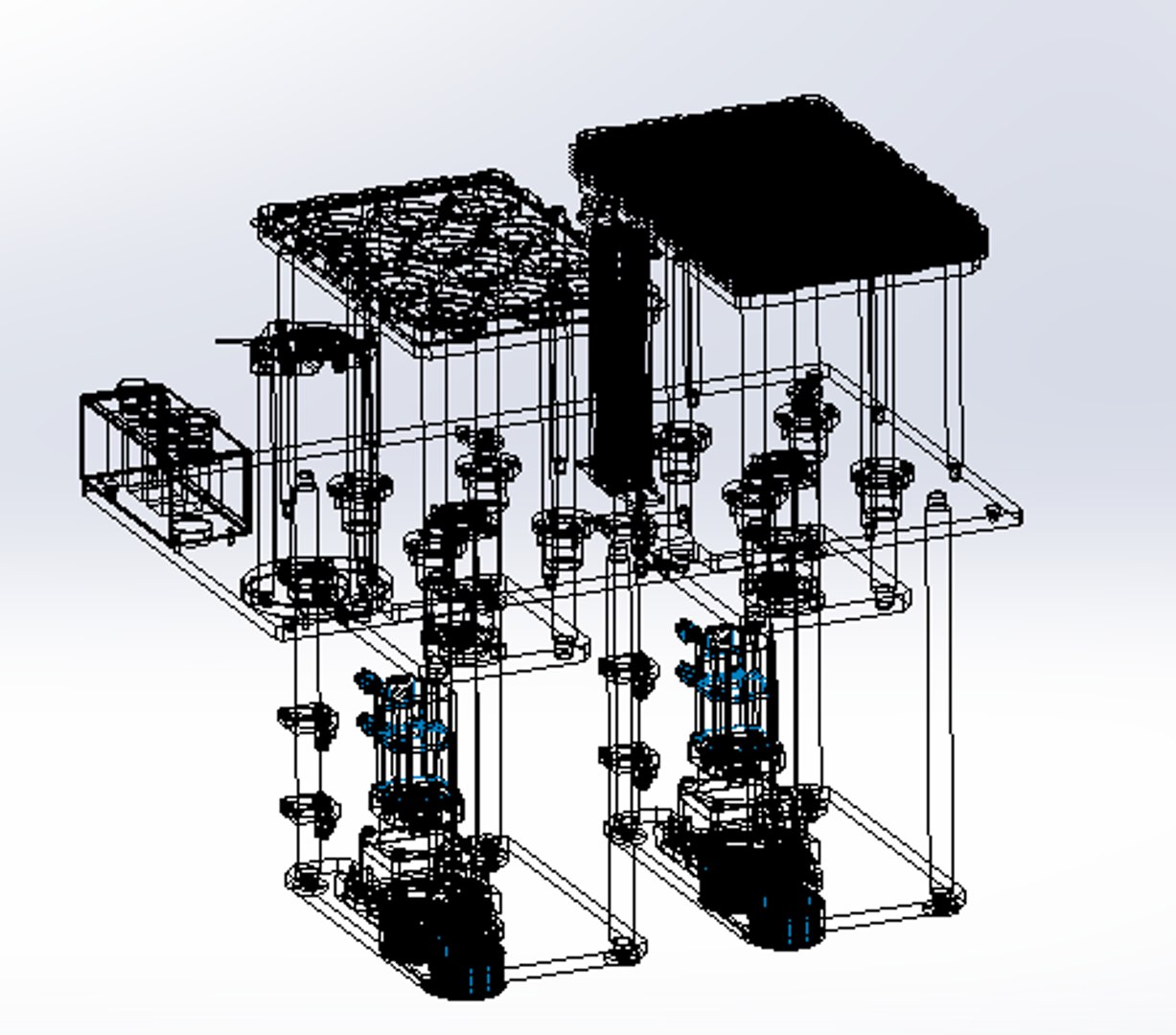 3D Lifting Stacking Platform Mechanism Model - TurboSquid 1223779