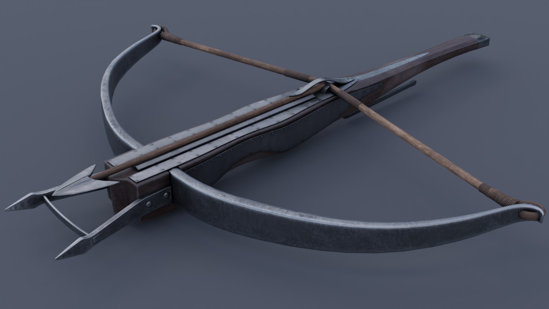 Medieval Crossbow 3D Model - TurboSquid 1915251