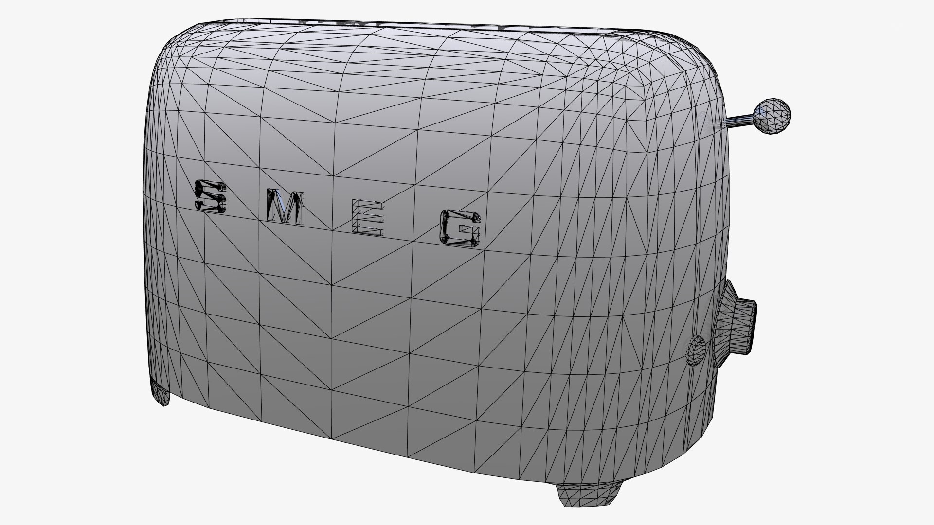 3D Smeg Two Slice Toaster Model - TurboSquid 2031616