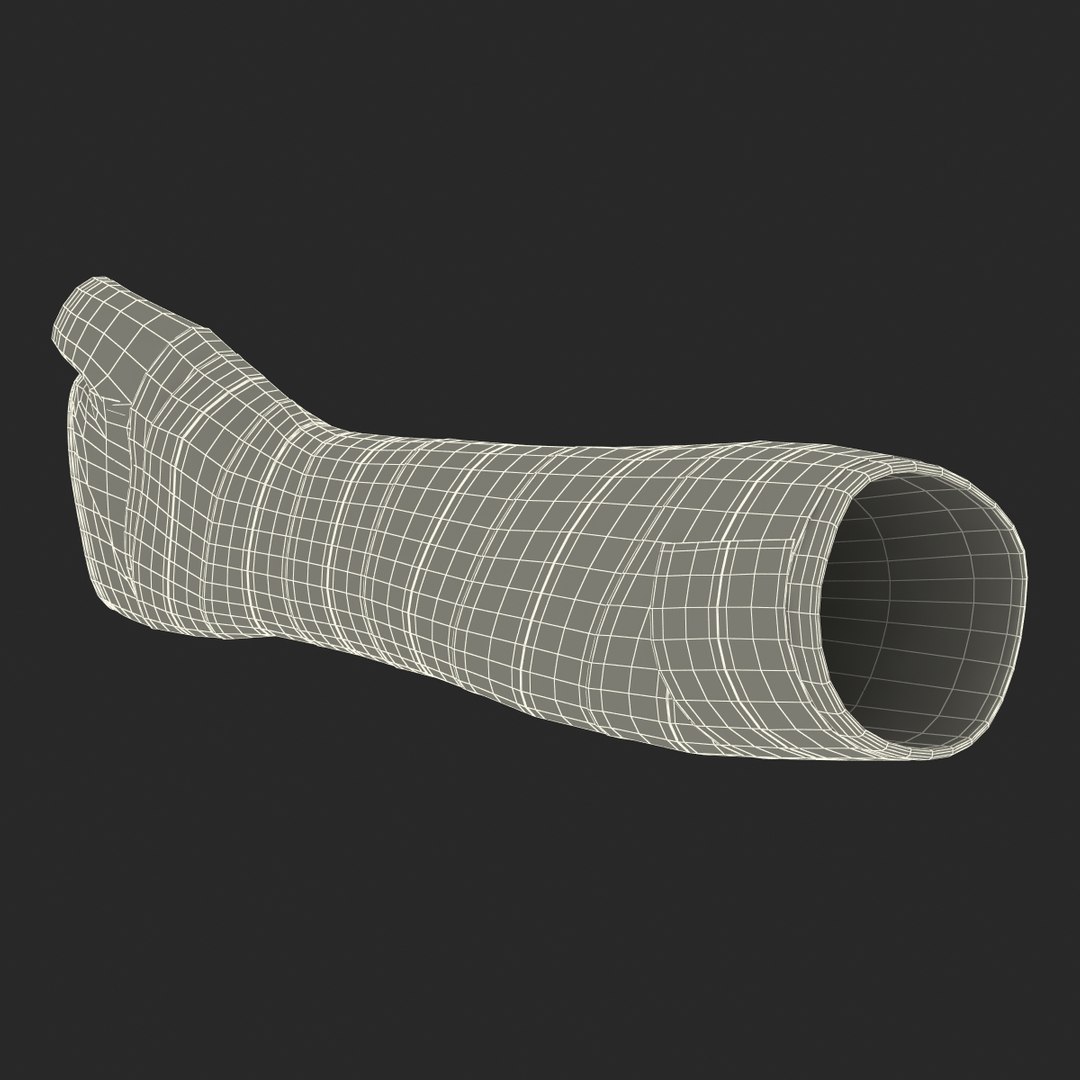3d Blue Fiberglass Cast Arm
