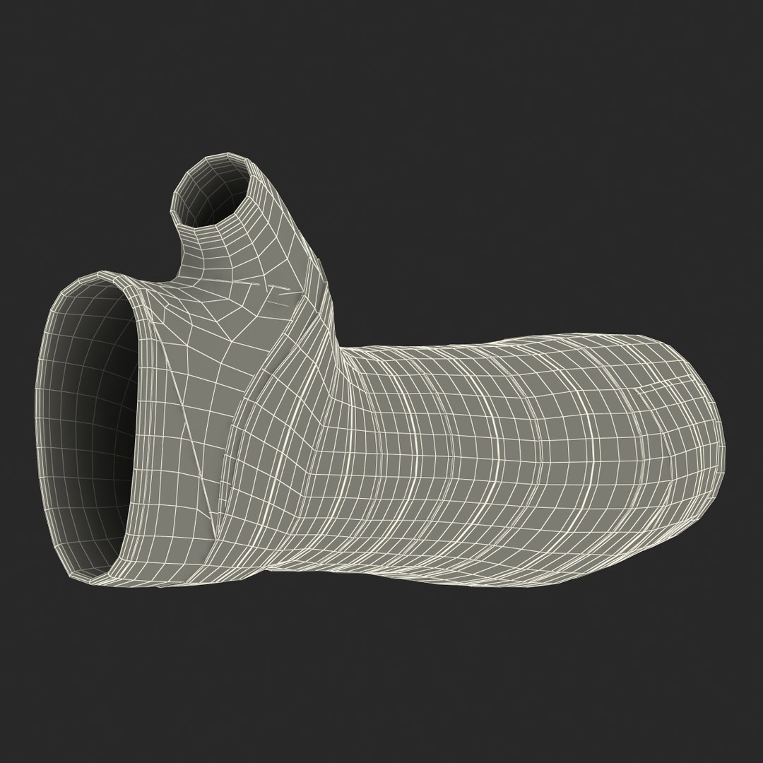 3d Blue Fiberglass Cast Arm