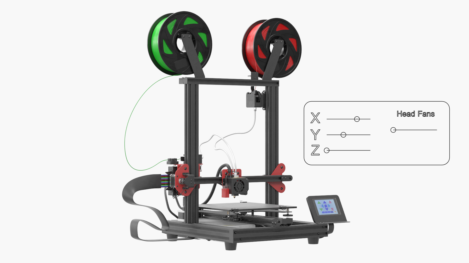 ABC Plastic 3D Printer Animated Rigged Model - TurboSquid 2449651