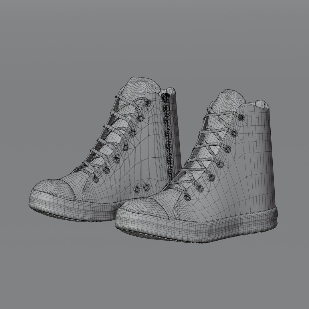 Leather Sneakers Model - TurboSquid 1974119
