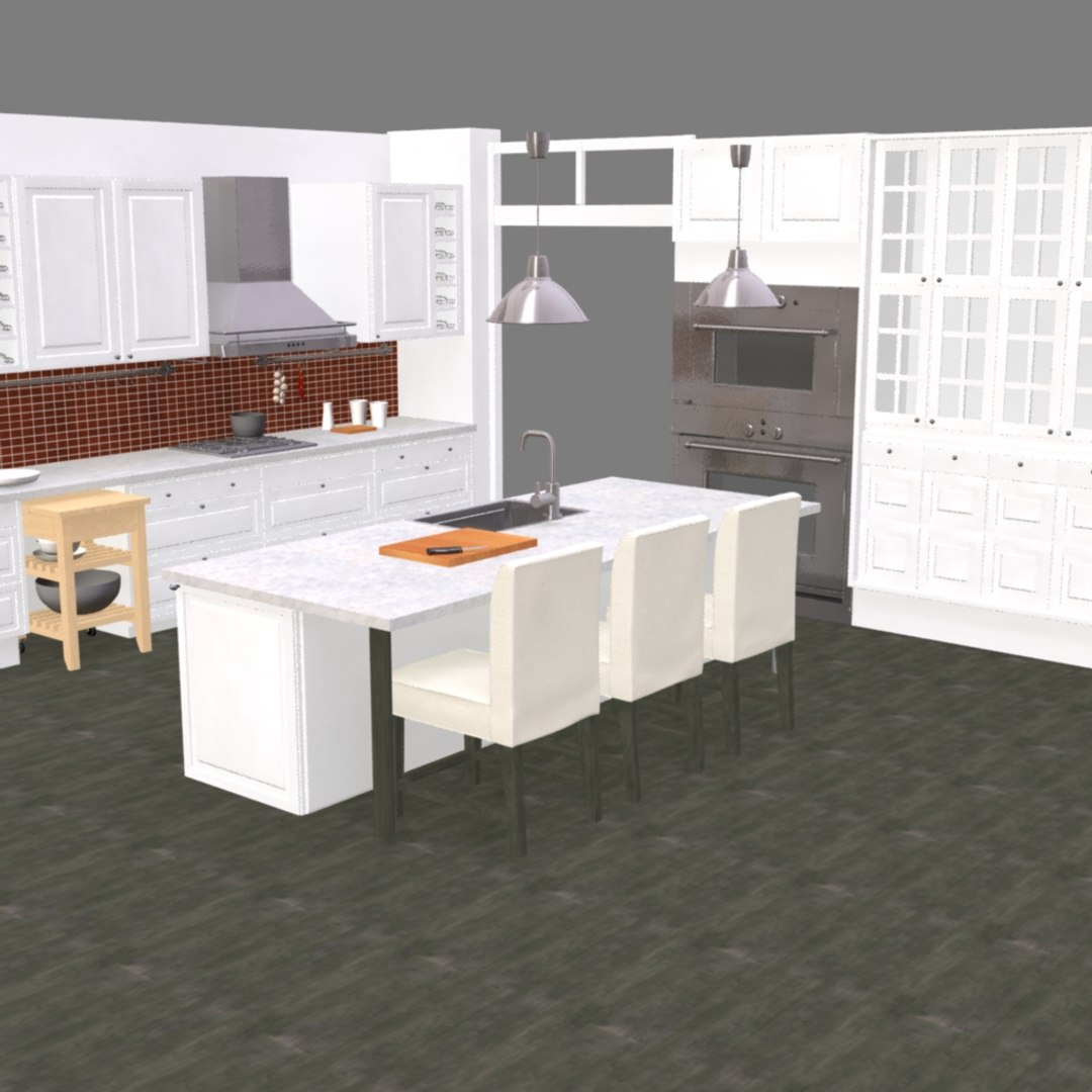 3d Kitchen Set